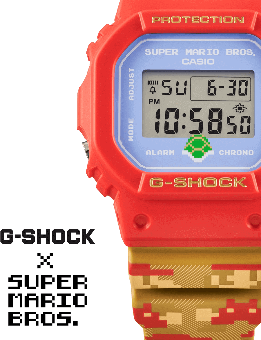 SUPER MARIO X G-SHOCK DW-5600SMB-4ER– specjalna limitacja dla fanów ...