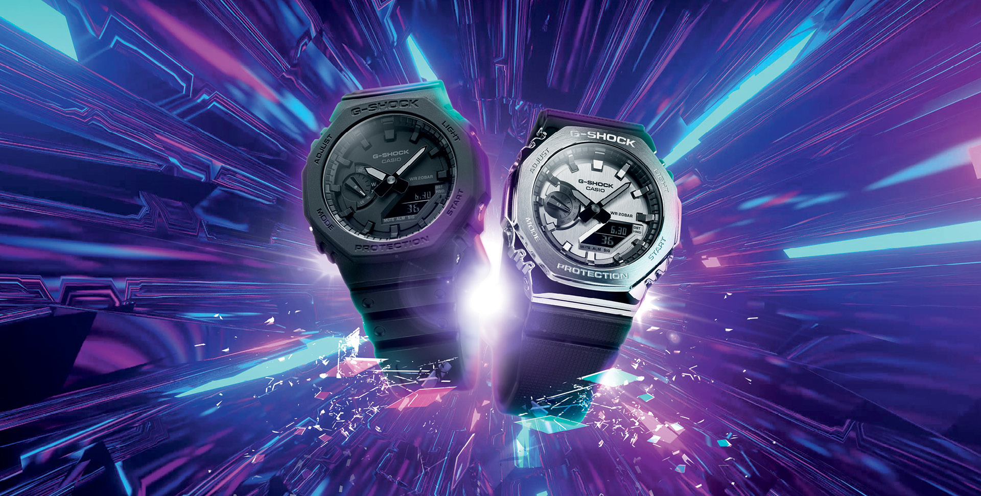 Jak ustawić zegarek G-SHOCK Octagon GA-2100? - G-Shock